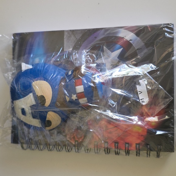 Queen2Keepup Boutique | Office | Captain America Notebook Journal And ...